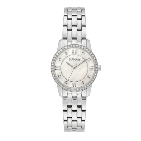 Bulova Crystal Collection Watch and Heart Necklace Set. 96X157 ...
