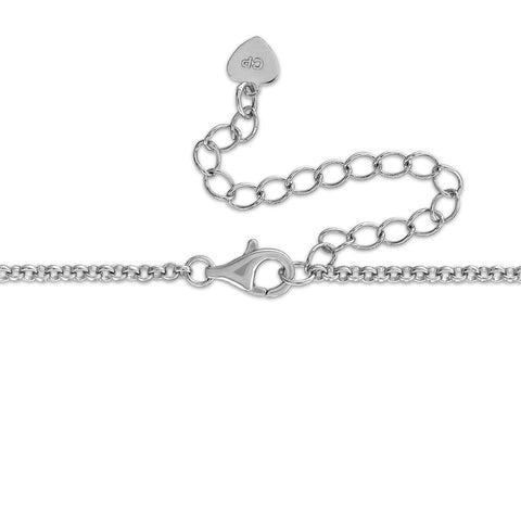 Heart Shape Jade 17.5-inch Pendant in Sterling Silver – Daniels Jewelers