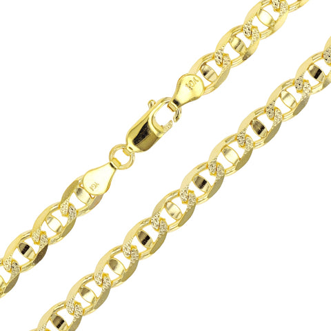 14KT Yellow Gold 26-inch 6.25MM Anchor Link Chain – Daniels Jewelers