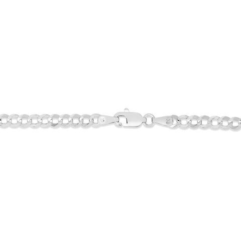 14KT White Gold 22-inch 4.7MM Curb Chain – Daniels Jewelers