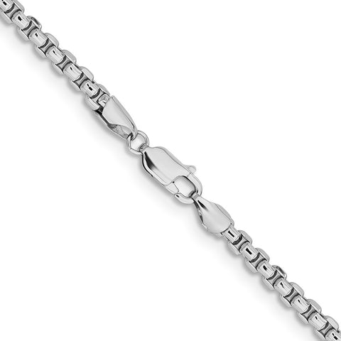 14KT White Gold 20-inch 3.6MM Box Chain – Daniels Jewelers
