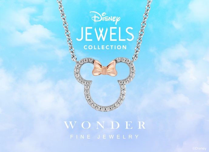 Disney Sterling Silver 18-inch Initial Pendant; Initial A – Daniels ...