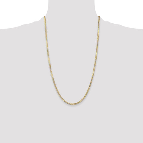 14KT Yellow Gold 26-inch 3MM Curb Chain – Daniels Jewelers