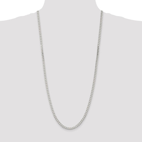 Sterling Silver 30-inch 4.5MM Curb Chain – Daniels Jewelers