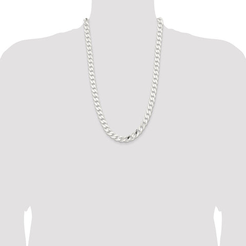 Sterling Silver 26-inch 11MM Curb Chain – Daniels Jewelers