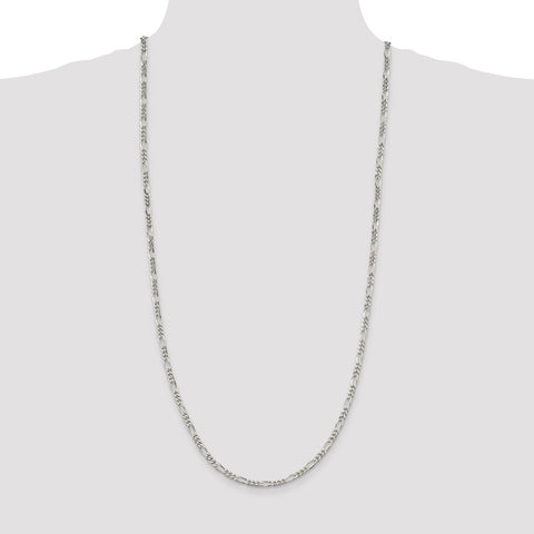 Sterling Silver 30-inch 3.5MM Figaro Chain – Daniels Jewelers